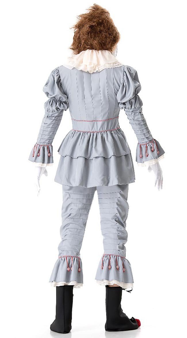 Voksne Klovn Pennywise Kostyme Stephen Kings IT