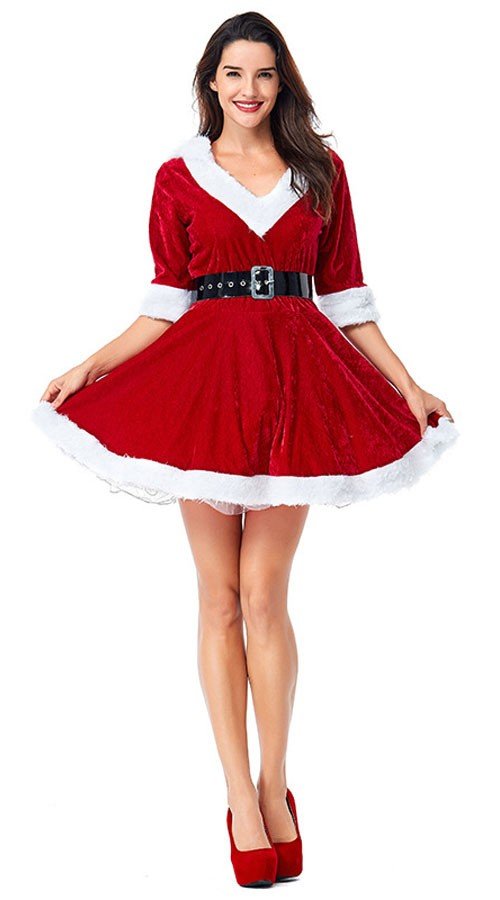 Sassy Mrs Claus Julenisse Kostyme
